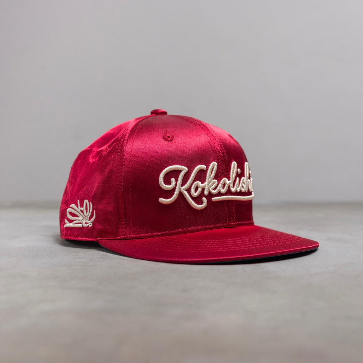 Kokolishi snapback - Red Satin – Kokolishi Official