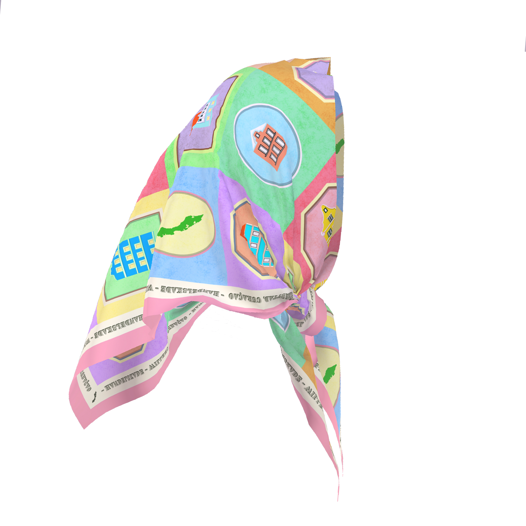 Curaçao Handelskade Scarf – Kokolishi Official